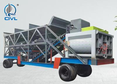 China Mobile Concrete Batching Plant / Mobile Mixing Plant / Towable Batching Plant / YHZS90 Plant Trailer for sale