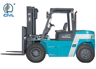 China 6/7/8/10 ton Diesel Internal Combustion Counterbalanced Forklift Pneumatic Tire IC Forklifts for sale