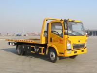 China Yellow Color Wrecker Tow Truck Wheelbase 3800 Mm 5085kg Curb Weight for sale