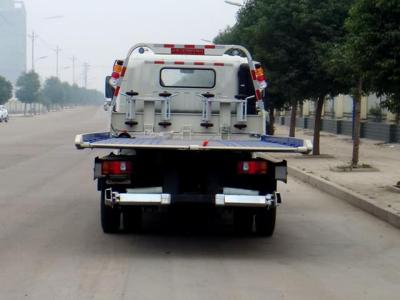 China Road Block Removal Flatbed Tow Truck Total Weight (Kg) 6200 White Color for sale