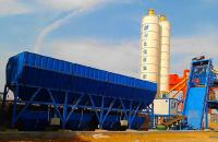 China Mini HZS25 Concrete Truck Mixer Concrete Mixing Equipment JS500 Mixer 2x9.25kW for sale