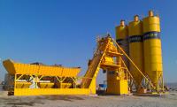 China Stability High Weighing Accuracy MC Small footprint HZS75 Concrete Mixing Stat for sale
