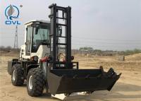 China 2WD / 4WD Off - Road Forklift 3/4/5 Ton Diesel Multifunctional Truck For Big Engine Pallet Stackers Color Option for sale