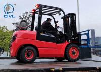 China Lpg Forklift With Side Shift Can Go Inside Container 3/3.5 Tons Forklifts Fuel Gas Engine Color Option for sale
