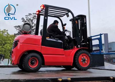 China Lpg Forklift With Side Shift Can Go Inside Container 3/3.5 Tons Forklifts Fuel Gas Engine Color Option for sale
