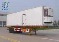 China 3 Axle Refrigerated Semi - Trailer 13-15m Long Refrigerator Semi Trailer 24000kg Cooler Trailer for sale