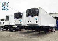 China 3 Axle Refrigerated Semi - Trailer 13-15m Long Refrigerator Semi Trailer 24000kg Cooler Trailer for sale