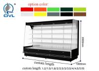 China Refrigerated Display Cabinet / Air Curtain Cabinet / Fruit Fresh-Keeping Cabinet Supermarket Commercial Display Cabinet for sale