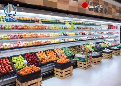 China Refrigerated Display Cabinet / Air Curtain Cabinet / Fruit Fresh-Keeping Cabinet Supermarket Commercial Display Cabinet for sale