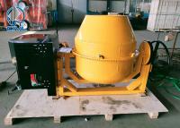 China Portable Mini Concrete Mixer 300/350/400/450L Concrete Mixer Diesel / Gasline / Electric Engine Color Yellow for sale
