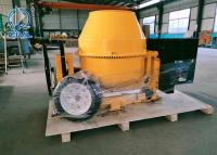 China Portable Mini Concrete Mixer 300/350/400/450L Concrete Mixer Diesel / Gasline / Electric Engine Color Yellow for sale
