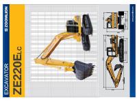 China ZE220ELC First Hydraulic Excavator Crawler Mounted Excavator Low Consumption for sale