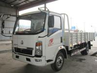 China Sinotruk Howo Light Dump Truck Drive Wheel Red Color Cummins Engine for sale