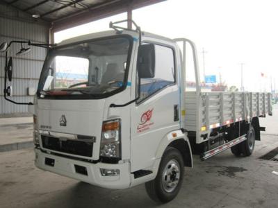 China Sinotruk Howo Light Dump Truck Drive Wheel Red Color Cummins Engine for sale