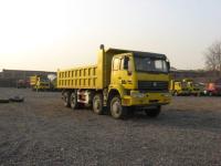 China Yellow Color Heavy Duty Trucks Heavy Load Truck 8x4 Drive 4 Axel for sale
