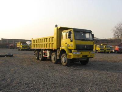 China Yellow Color Heavy Duty Trucks Heavy Load Truck 8x4 Drive 4 Axel for sale