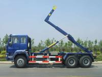 China Diesel Garbage Compactor Truck Hook Arm Garbage Truck Detachable Container Compression Garbage Collector engine euro iI for sale