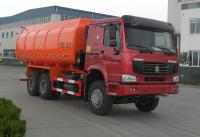 China Garbage Dump Truck With Self - Discharging Cargo Box;6x4,22 m³,Red Color,336hp for sale