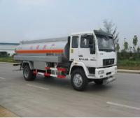 China 12.3 Cubic Meters Liquid Tanker Truck , Commercial Petroleum Tanker Trucks for sale