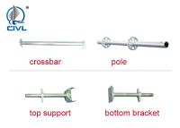 China Hot - Dip Galvanized Buckle Scaffolding 48#60# Construction Site With Inner And Outer Grid Buckle Scaffolding for sale