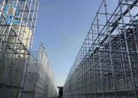 China Hot - Dip Galvanized Buckle Scaffolding 48#60# Construction Site With Inner And Outer Grid Buckle Scaffolding for sale