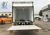 China 7 Ton Cargo Truck Isuzu Truck Stainless Steel Carriage 139kw Engine Van Truck With Liftgate for sale