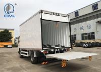 China 7 Ton Cargo Truck Isuzu Truck Stainless Steel Carriage 139kw Engine Van Truck With Liftgate for sale