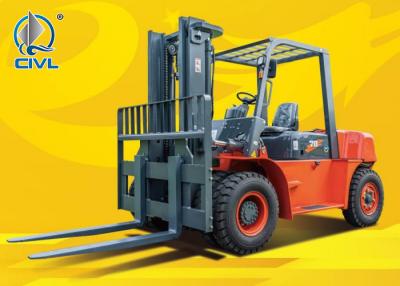 China 7 Tons Diesel Forklift 195KW Engine Counterbalanced Lift Trucks Internal Combustion Type Lifting And Handling for sale