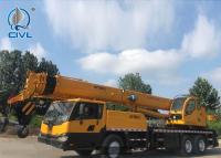 China 30 Ton Truck Crane 206kw Engine Five Section Octagon Large Rounded Telescopic Boom for sale