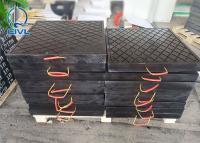 China Crane Wear Pad / UHMWPE Cushion Block / Crane Pump Truck Outrigger Base Plate Anti Skid Wear Pad for sale