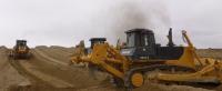 China 420HP Yellow Hydraulic Shantui Bulldozer SD42, Operation Weight 53T With Cummins Engine, ROPS Cabin, Ripper for sale