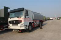 China 371 hp Liquid Tanker Truck , HOWO 20000 Liters 6X4 Euro 2 Sprinkler Water Tank Trailer for sale