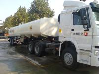 China HOWO A7 WITH 42M3/42000 LITER FUEL/OIL TANKER TRAILER/ AIRPLANE OIL/ DIESEL TANKER TRUCK/GUEL TRANSPORTER for sale