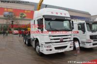China 6x4 HOWO7 Sinotruk 102 km / h Prime Mover Truck Tractor Truck For Long Time DistanceTransport with 2 sleepers in cabin for sale