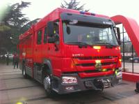 China SINOTRUK Fire Fighting Trucks HOWO 4x2 6m3 With Foam Tank  EURO2/3/4 for sale