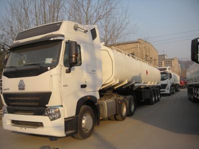 China SINOTRUK HOWO A7 6x4 Oil Tanker Truck 371 hp with 25000L , EURO III Emission for sale