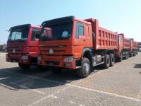 China International Mining Dump Truck HYVA Front Tipping System / Large Tipper Truck for sale