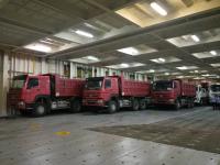 China Sinotruck 40 Ton Heavy Duty Dump Truck 6x4 336 10 Wheel Tipper Red Color for sale
