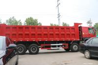 China Front Lifting 40 - 50 Ton Dump Truck 8x4 Howo 25M3 12 Tires With 1 Spare for sale