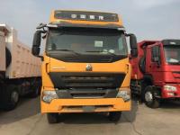 China 8X4 371HP Howo A7 Dump Truck With High Performance Engines Yellow Color for sale