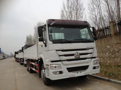 China 40 Ton Euro II ZF8098 Steering Sinotruk Howo7 Heavy duty Cargo Trucks with 10tires LHD336HP Sigle bed for sale