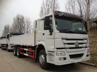 China 40 Ton Euro II ZF8098 Steering Sinotruk Howo7 Heavy duty Cargo Trucks with 10tires LHD336HP Sigle bed for sale