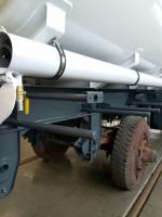 China 30 Cubic Meters Water Tank Trailer Truck for Unloading , Manual Transmission for sale