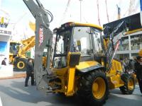 China High Driving Speed Compact Wheel Loader XT870 Backhoe Loader, Loader Bucket 1m3 , Dig Bucket 0.3m3 for sale