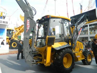China High Driving Speed Compact Wheel Loader XT870 Backhoe Loader, Loader Bucket 1m3 , Dig Bucket 0.3m3 for sale