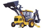 China High Driving Speed Compact Wheel Loader XT870 Backhoe Loader, Loader Bucket 1m3 , Dig Bucket 0.3m3 for sale