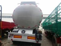 China 3 axles 33000L / 45000L Oil Tanker Truck/ Petroleum Tank Semi-Trailer  ,Stainless steel for sale