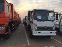 China Single Cabin Sinotruk 3T 4x2 Light Dump Truck With Cargo Box White Color for sale