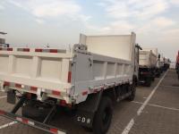 China Single Cabin Sinotruk 3T 4x2 Light Dump Truck With Cargo Box White Color for sale