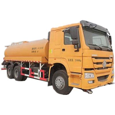 China Euro 2 Standard 20000 Liters Fuel Liquid Tanker Truck / SINOTRUK HOWO 6X4 Oil Tank Truck for sale